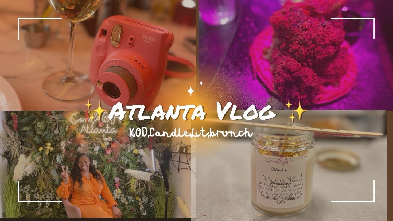 VLOG |weekend in Atlanta :Girls night in, KOD, Brunch ...