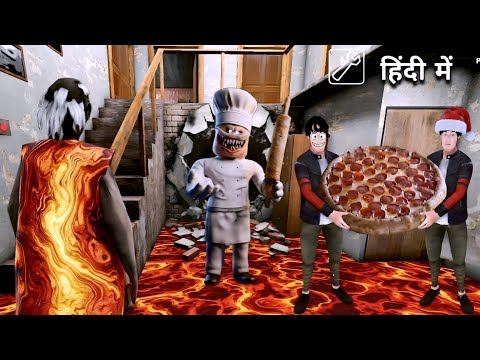 Can I Escape Papa Pizza's PIZZERIA | Lava Granny Vs Papa Pizza's PIZZERIA