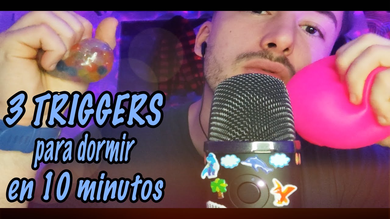 ASMR 3 triggers para dormir en solo 10 minutos 😴 - YouTube