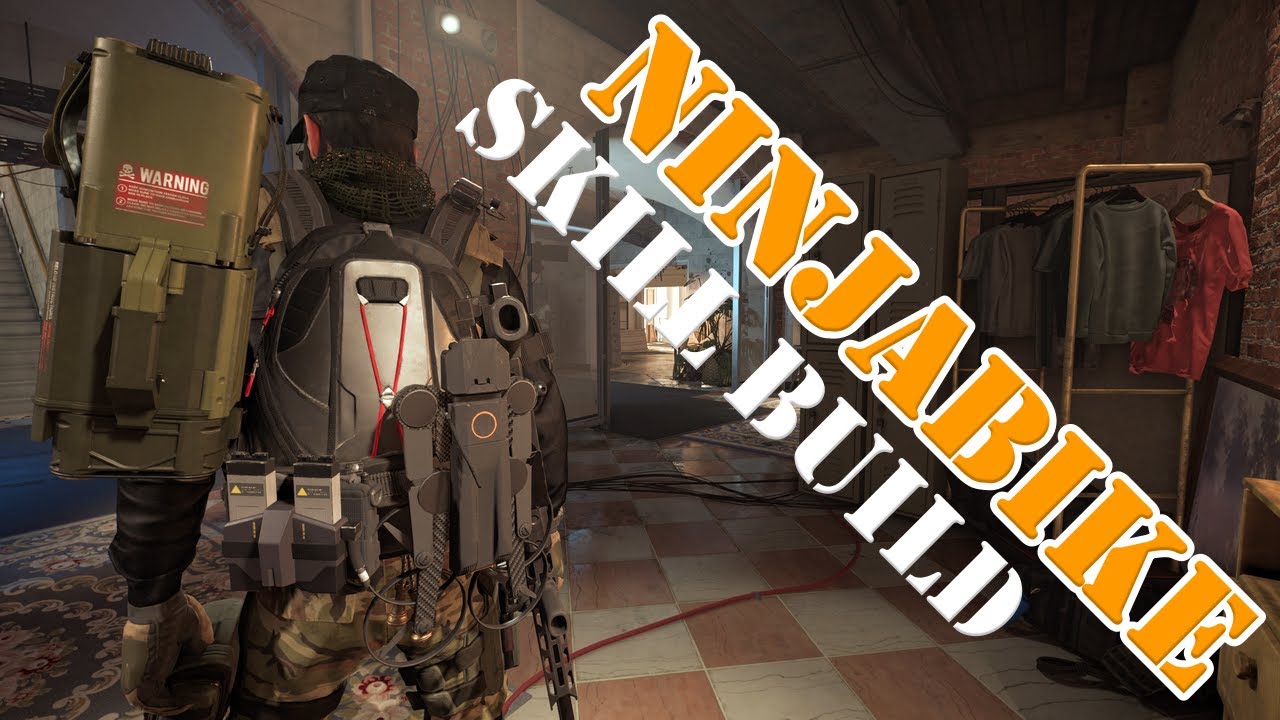Division 2 Ninjabike Backpack (Skill Build) gameplay - YouTube