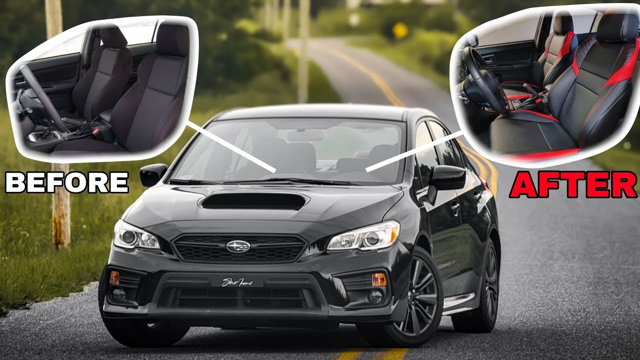 WRX Interior Transformation: Fitted Seat Covers (Kustom Interior) - YouTube