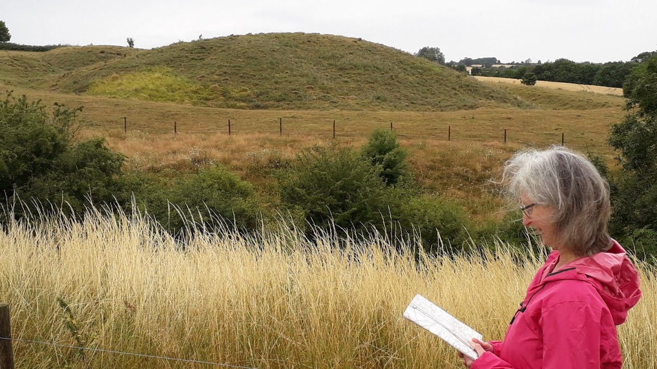 Searching for a Motte and Bailey Castle. Hallaton Village. - YouTube