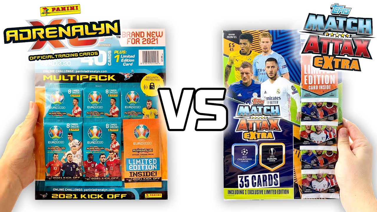 WHICH IS *BETTER*?! | Panini vs Topps MULTIPACK BATTLE- Adrenalyn XL ...