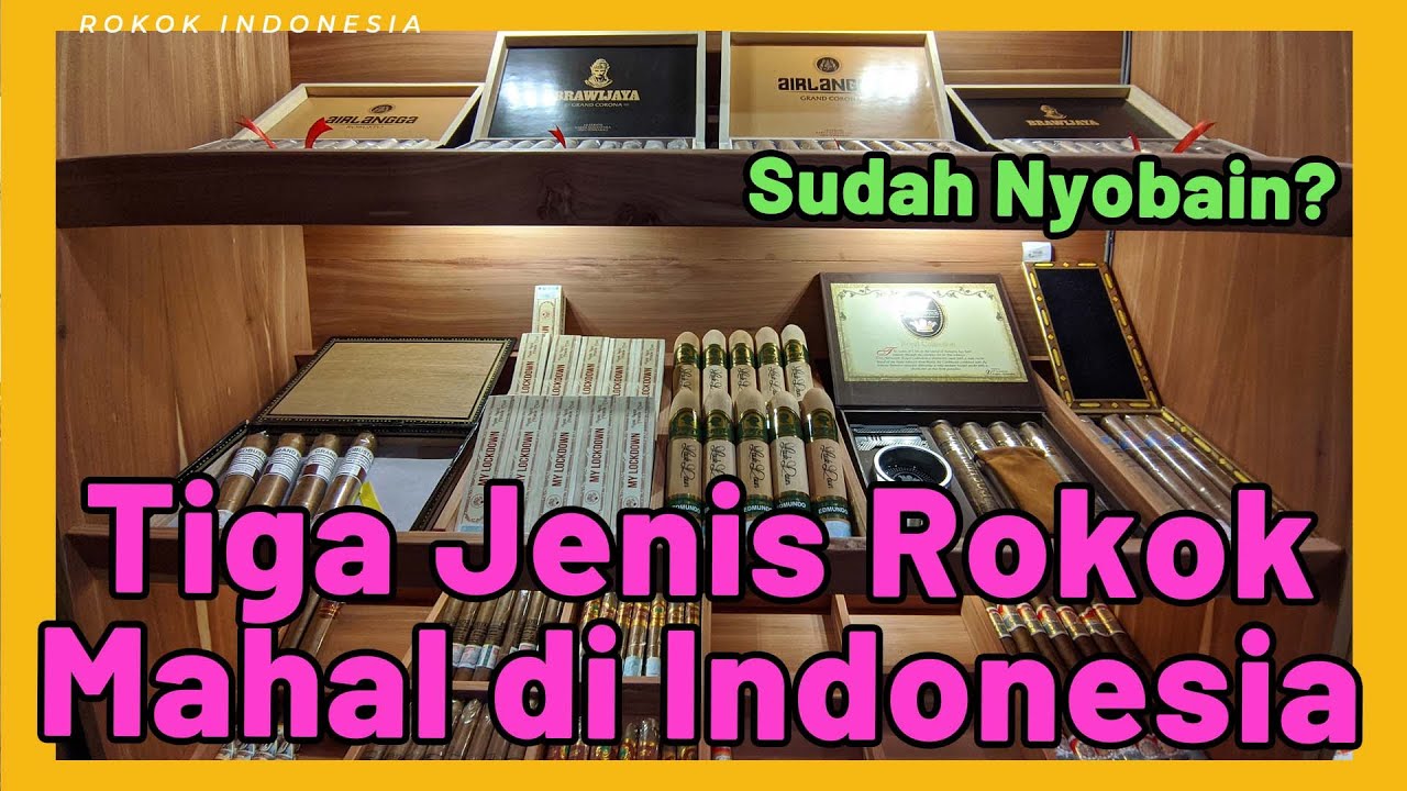 3 Jenis Rokok Paling Mahal di Indonesia - YouTube