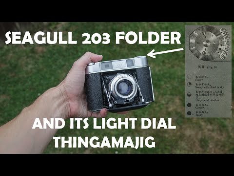Seagull 203 - Folding 120 Rangefinder Camera and its Light Dial ...