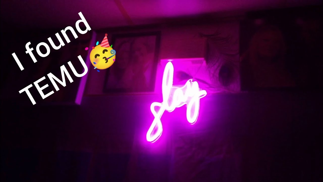 GREAT FIND Neon light @TEMU 🤩 - YouTube