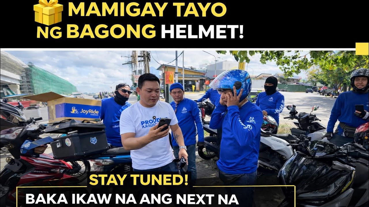 FREE JOYRIDE HELMET! | STAY TUNED LANG ABANGAN ANG OFFICIAL ...