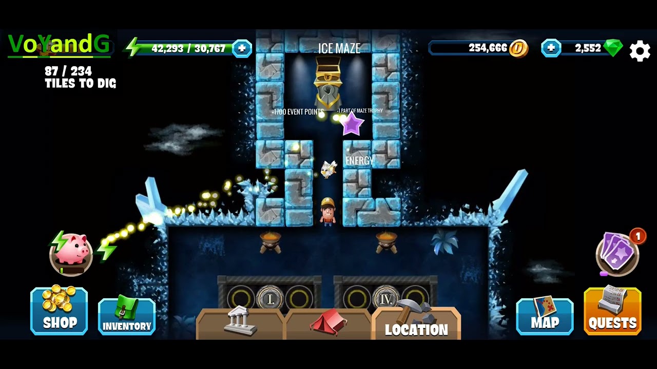 1 Ice Maze - A-Maze-Ing Event - Diggy's Adventure - VoYandG - YouTube