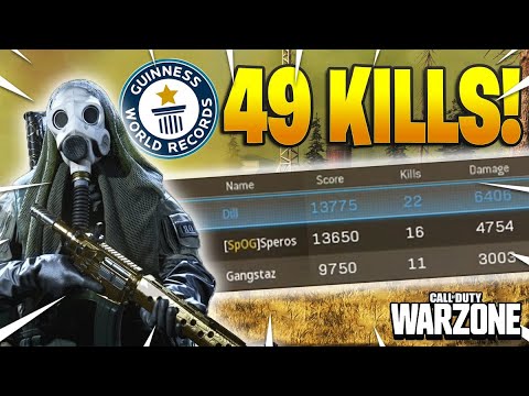*WORLD RECORD* 49 KiLL TRiO WARZONE GAMEPLAY!! (WORLD'S MOST KiLLS iN A ...