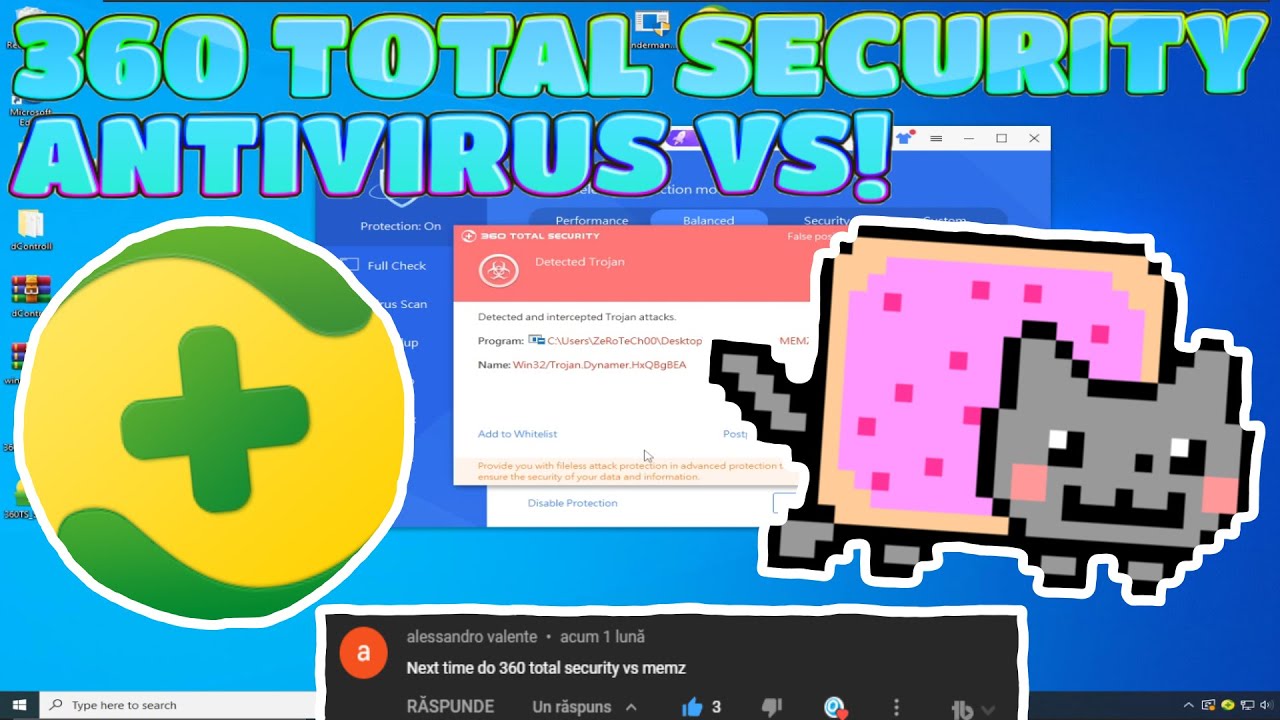 360 Total Security Antivirus VS MEMZ Virus! - YouTube