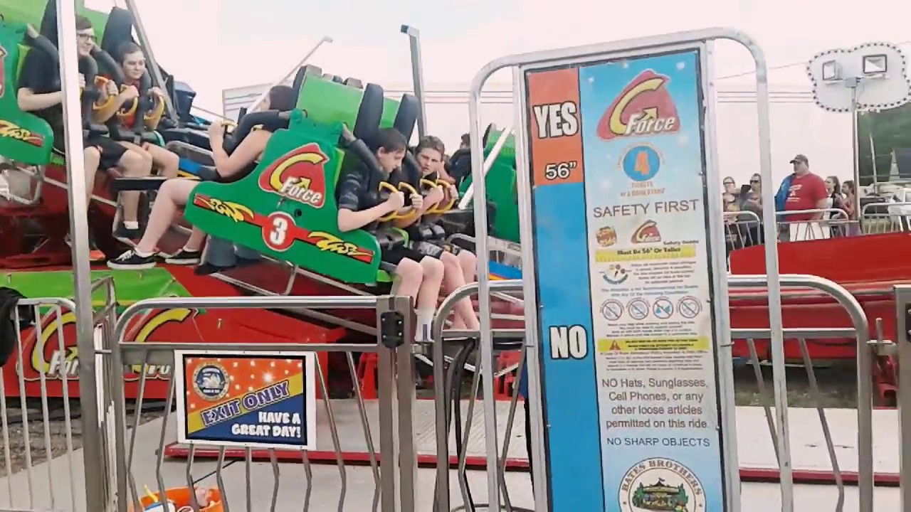 G-force ride at the fair! - YouTube