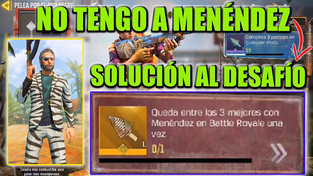 COMO HACER EL DESAFÍO QUEDA ENTRE LOS 3 MEJORES CON MENÉNDES EN BATTLE ...