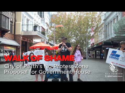 City of Perth's No-Protest Zone Proposal for Government House - YouTube