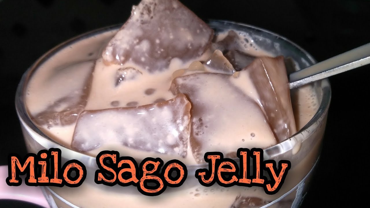 MILO SAGO JELLY| kung sawa ka na sa buko pandan jelly try mo ito.| swak ...