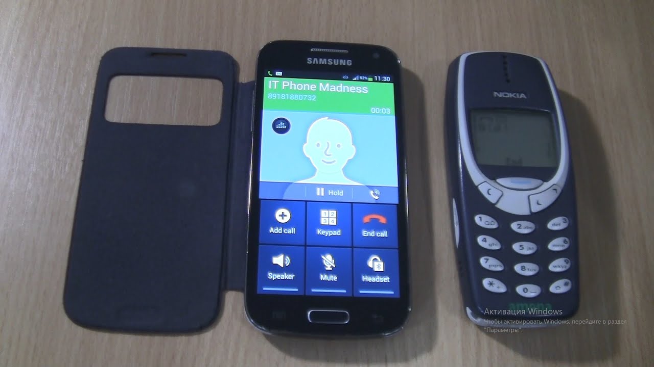 Incoming call & Outgoing call at the Same Time Nokia 3310+Samsung ...