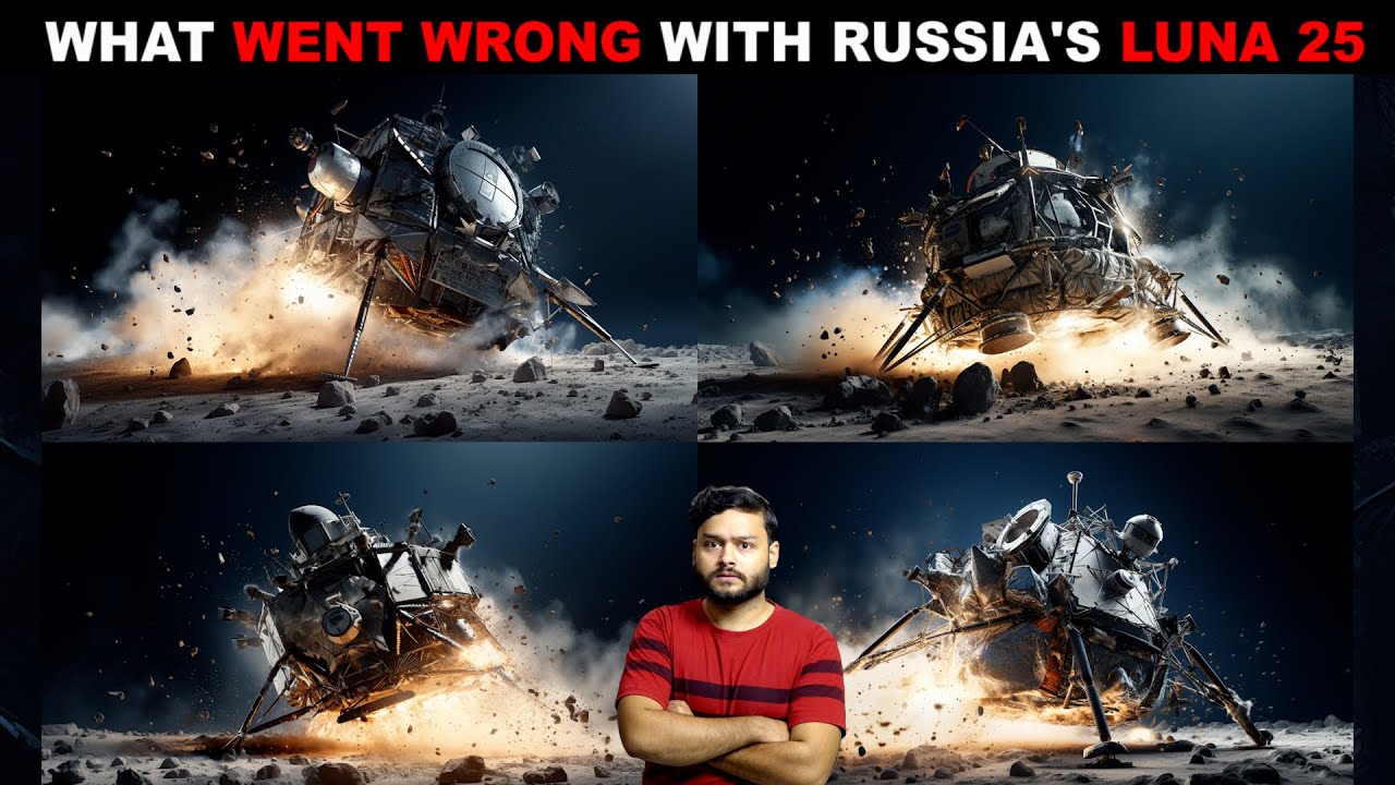 What Went WRONG With Russia's LUNA 25 Moon Mission ? How The ...