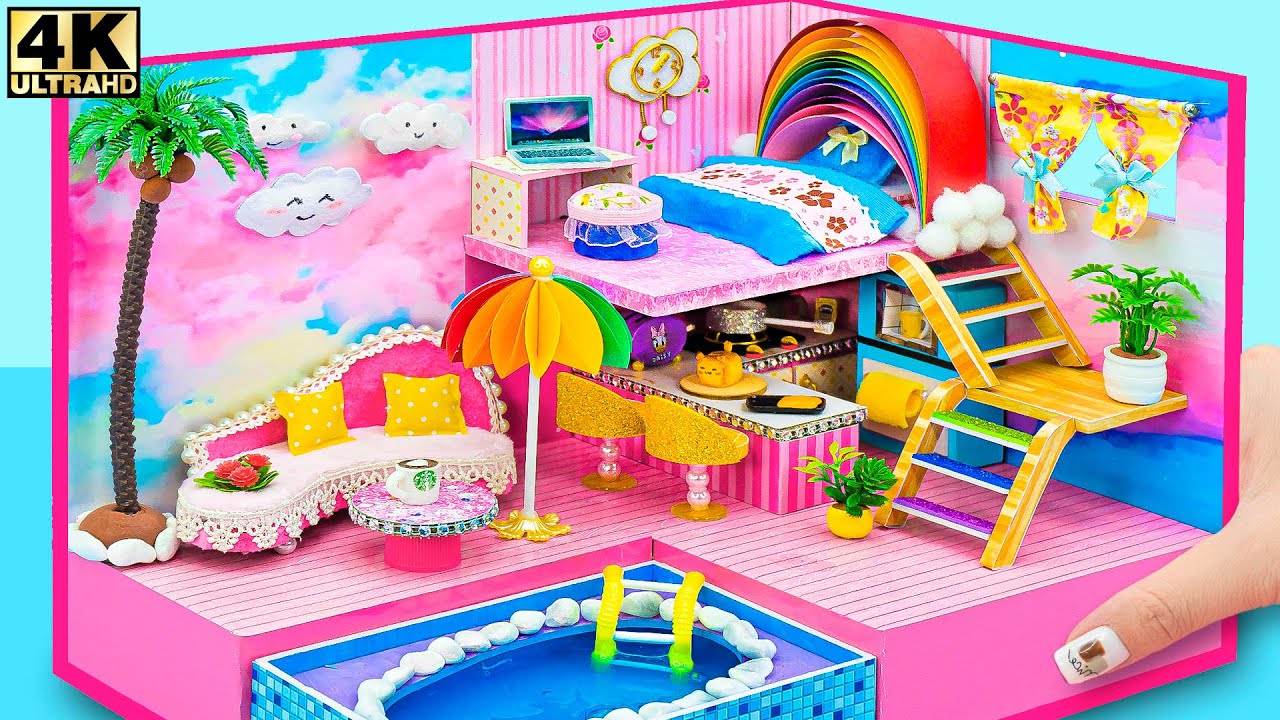 How To Make Amazing Summer Resort House with Swimming Pools ️ DIY ...