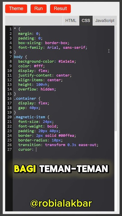 Membuat HangOver Mouse Animation dg Html, css dan. Javascript #css #html #javascript # ...