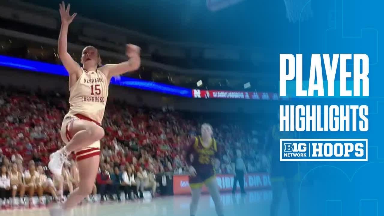 Alberte Rimdal Highlights vs. Minnesota | Nebraska Women's Basketball ...