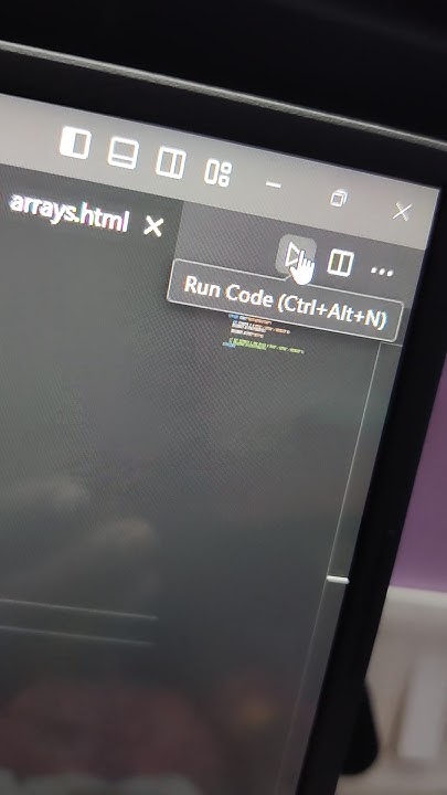 How To Add Run Button In Vs Code If That is not Showing. - YouTube