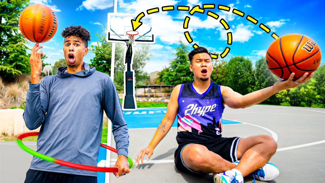 Testing crazy VIRAL basketball challenges! - YouTube