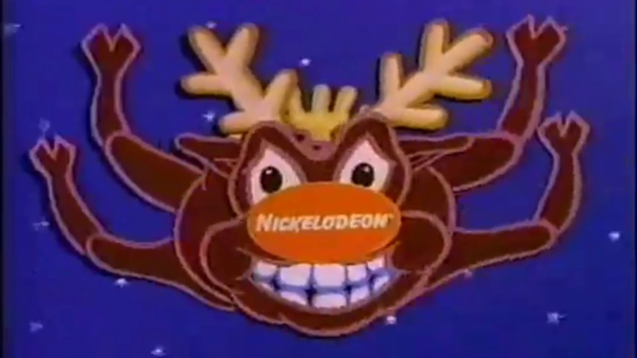 Nickelodeon bumper- Reindeer (1996) - YouTube