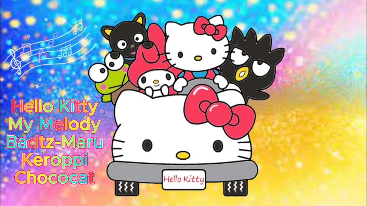 Menggambar Hello Kitty dan TeMaN TemaN untuk anak dan balita | #sanrio ...
