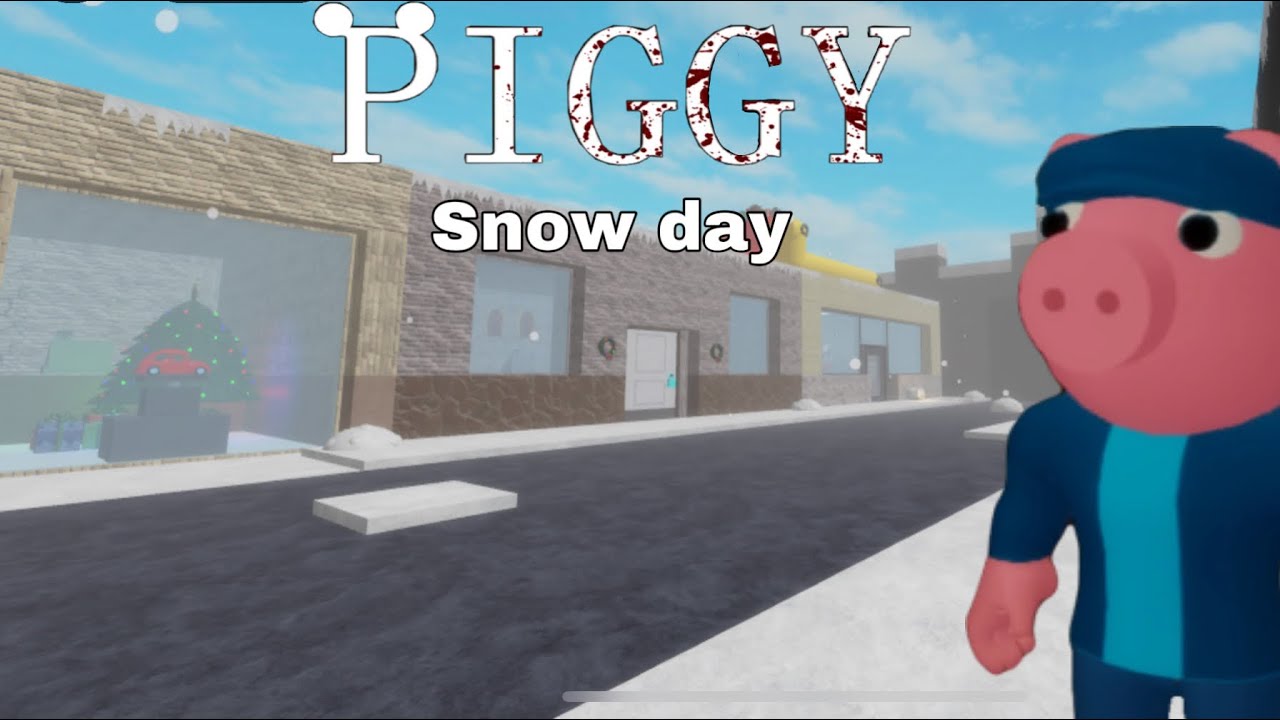 Piggy build mode Christmas special: Snow day - YouTube