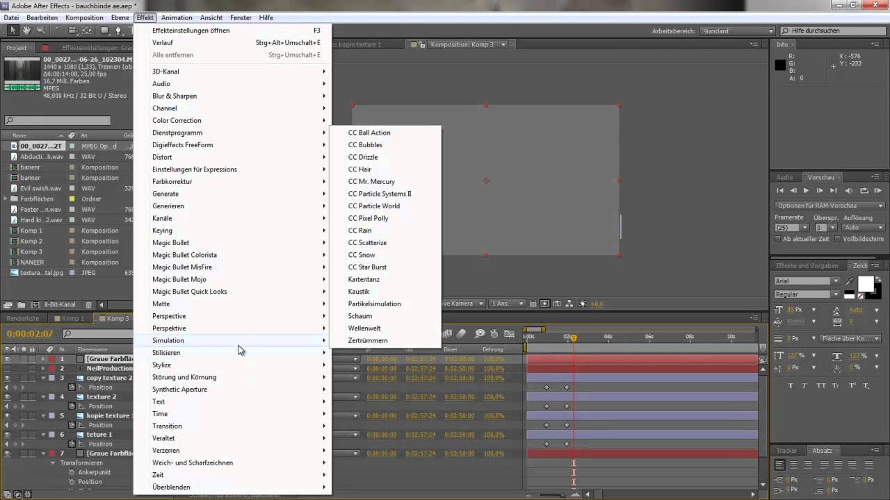 After Effects Tutorial - Bauchbinde animieren #16 [ Deutsch/German ...