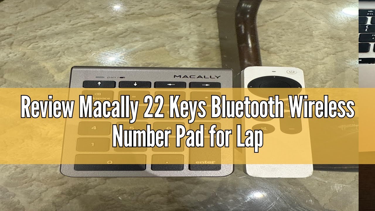 Review Macally 22 Keys Bluetooth Wireless Number Pad for Laptop and ...