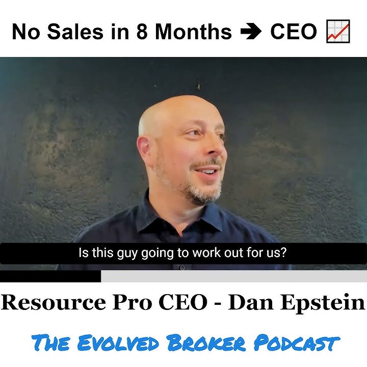 From Zero Sales to CEO (Dan Epstein - CEO, ReSource Pro) - YouTube