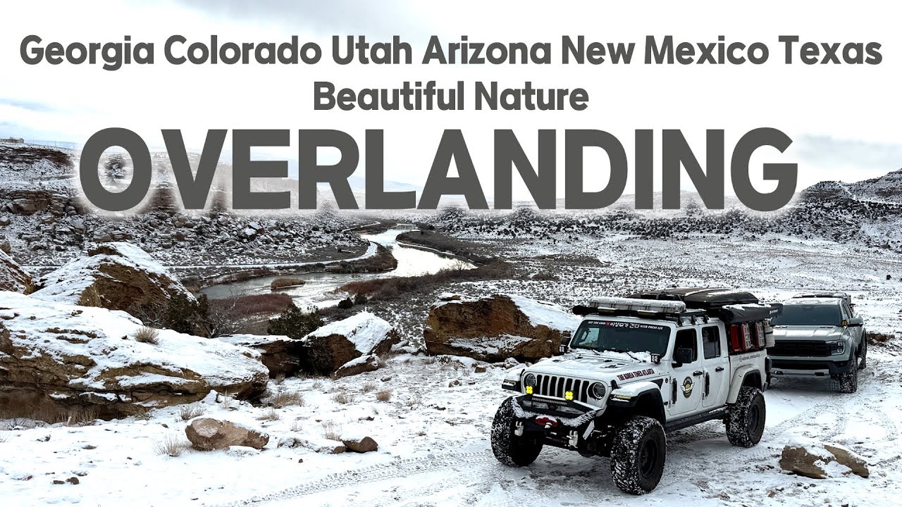 [Beautiful Nature Overlanding] Georgia Colorado Utah Arizona New Mexico ...