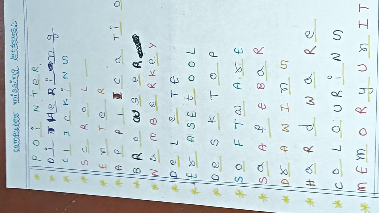 computer missing letters #education #studies #learning #learn # ...