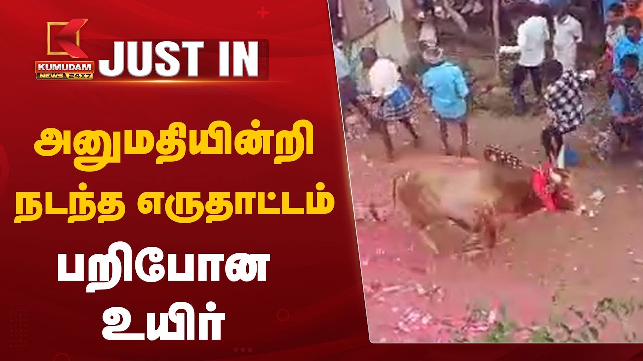 #JUSTIN: Sentharapatti Jallikattu 2025: அனுமதியின்றி நடந்த எருதாட்டம் ...
