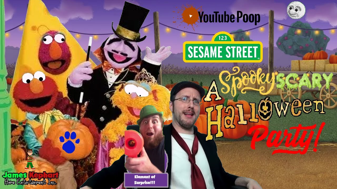 YTP - Sesame Street: A Spooky Scary Halloween Party - YouTube
