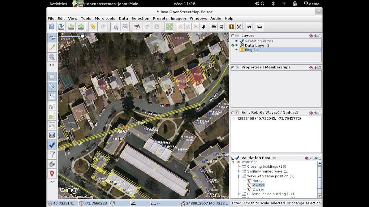 OSM NYC Building and Address Import - Roads Intersect Buildings - YouTube