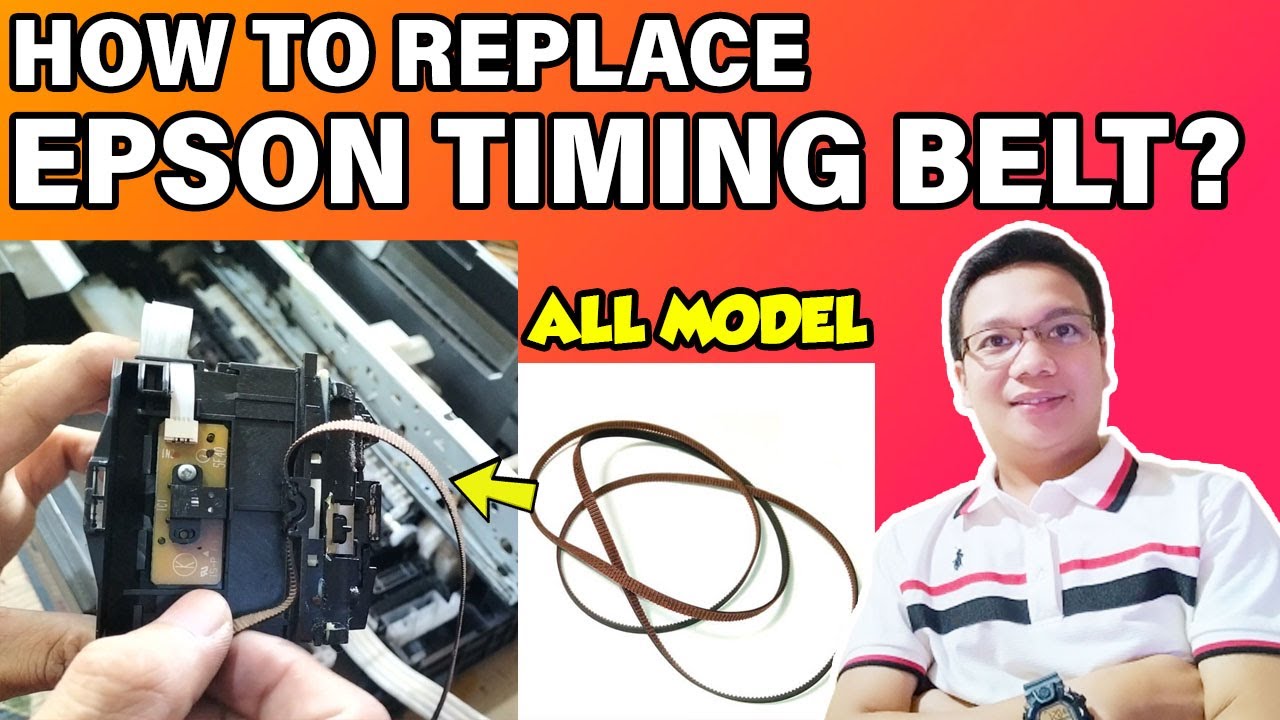 HOW TO REPLACE EPSON TIMING BELT? || ALL MODEL - YouTube