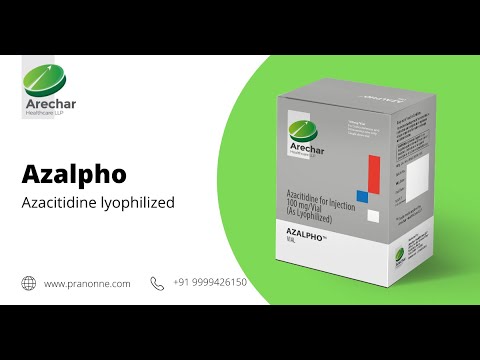 Azacitidine lyophilized Tablet | Azacitidine injection | Azalpho - YouTube