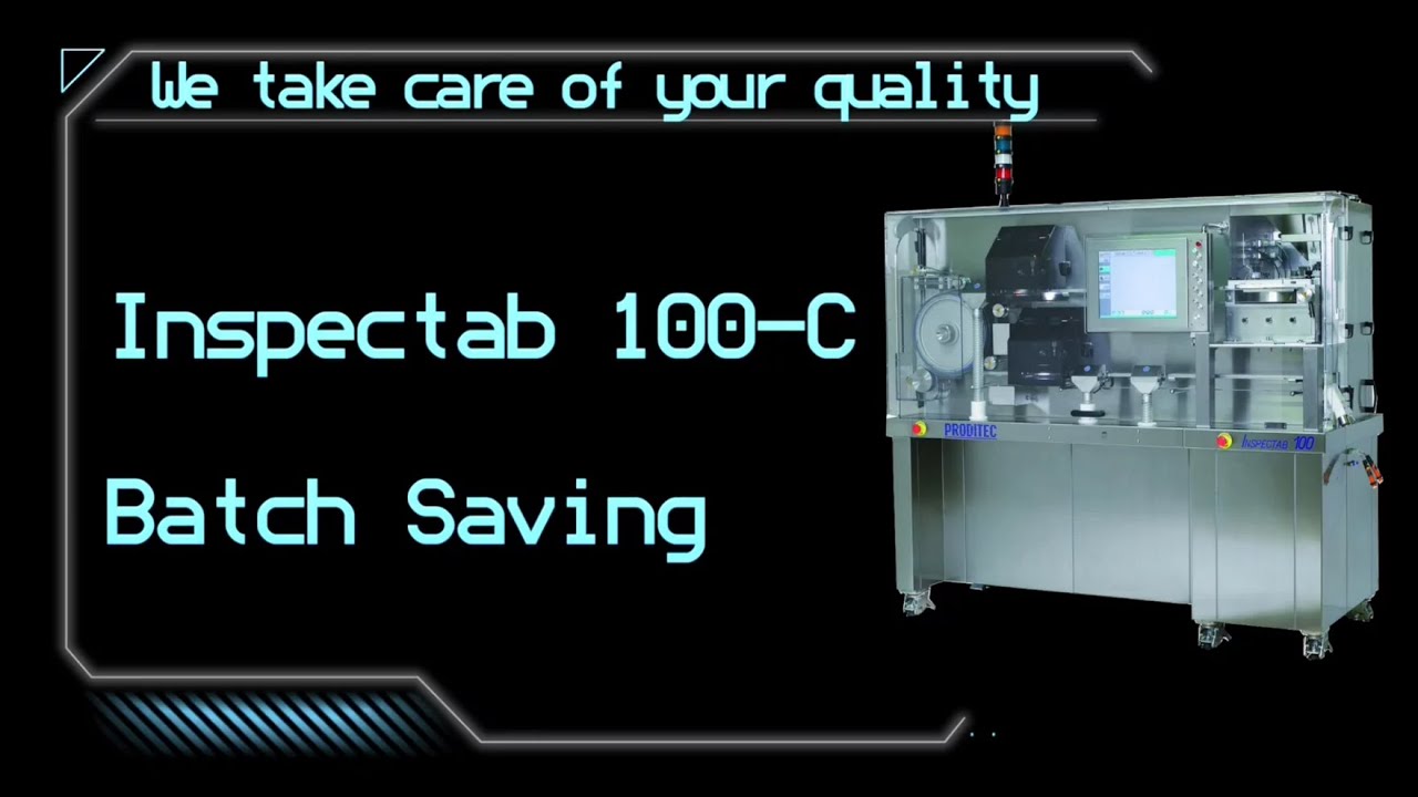PRODITEC Inspectab 100-C Batch Saving Tablet Inspection - YouTube