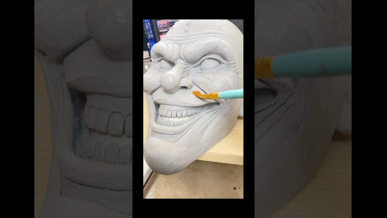 Joker Character: Clay sculptures of character sculpture come to life ...