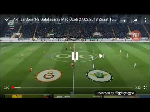 Akhisar 1 Galatasaray 2 maç ının özeti
