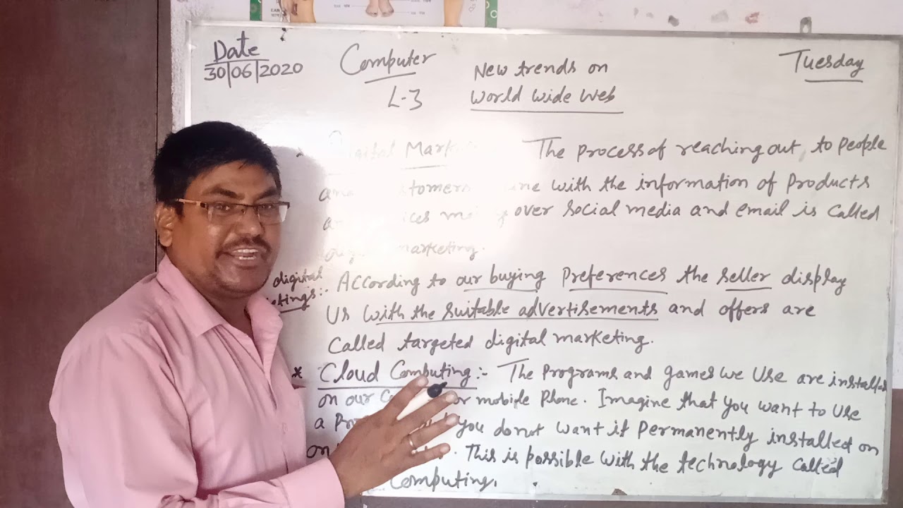 Class 8th Computer YouTube Class 8th Computer YouTube