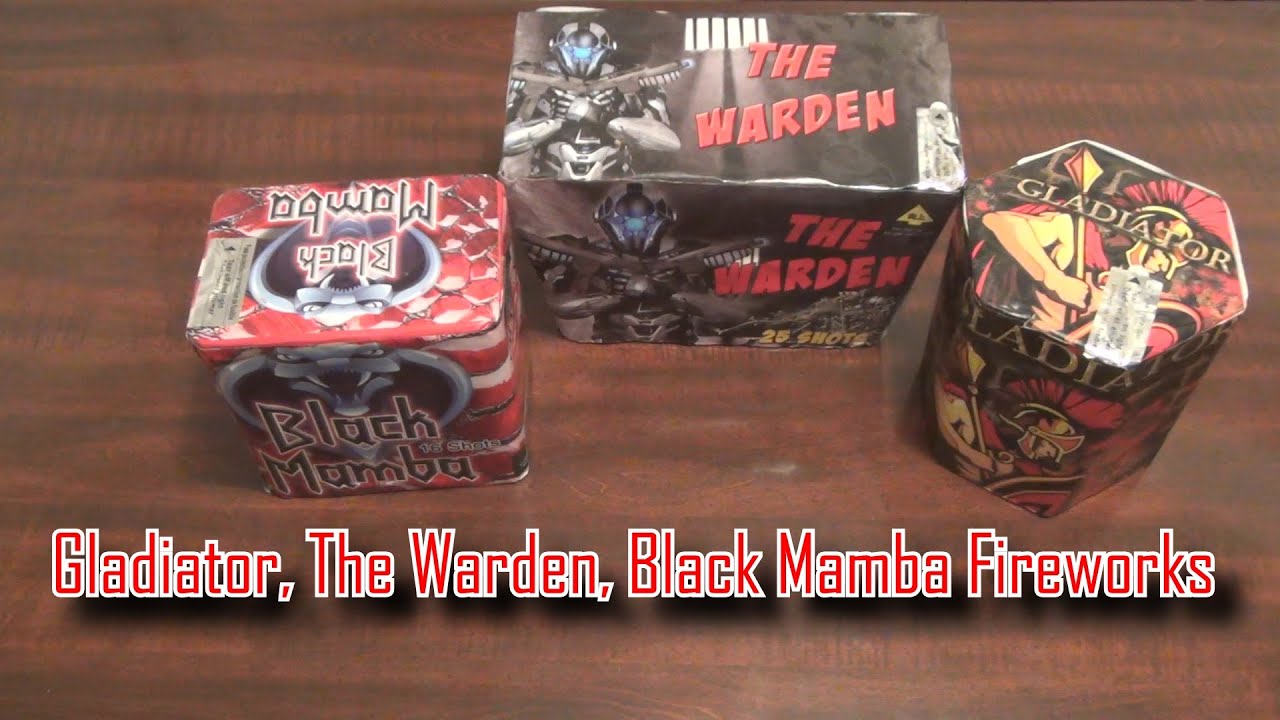 [HD] Gladiator, The Warden, Black Mamba Fireworks Review & Set Off ...