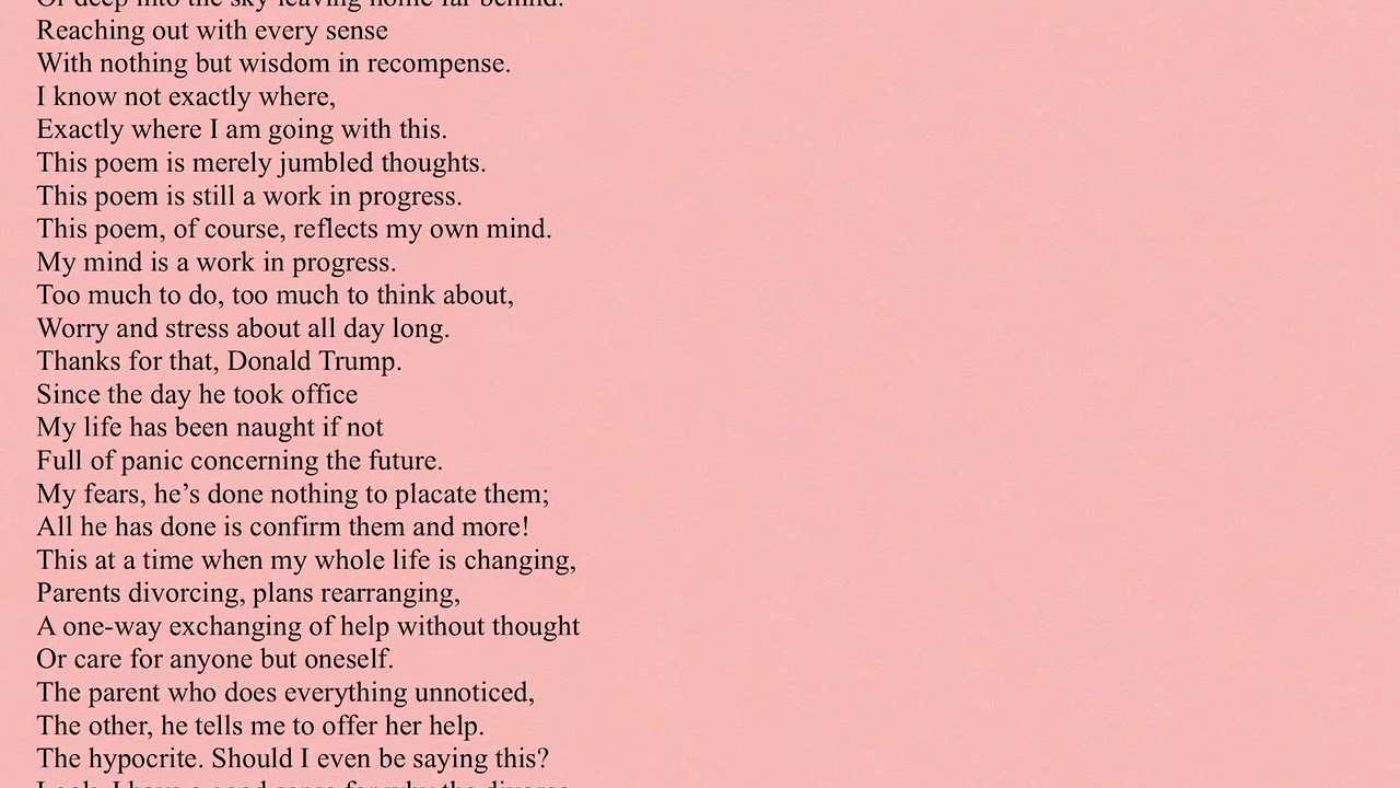 “A Work In Progress”—A spoken word poem - YouTube