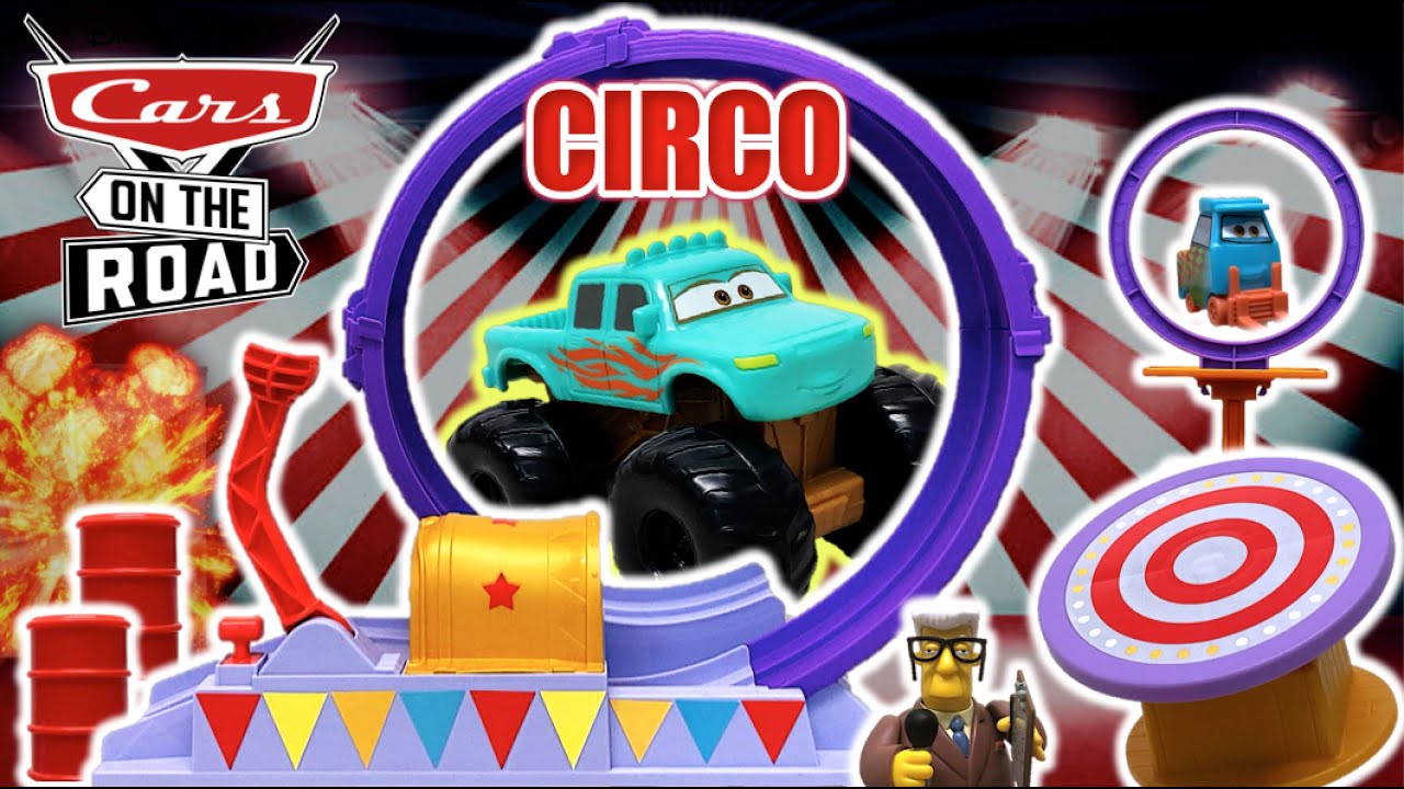Disney Pixar CARS - Set del ESPECTÁCULO en el CIRCO | Cars On The Road ...