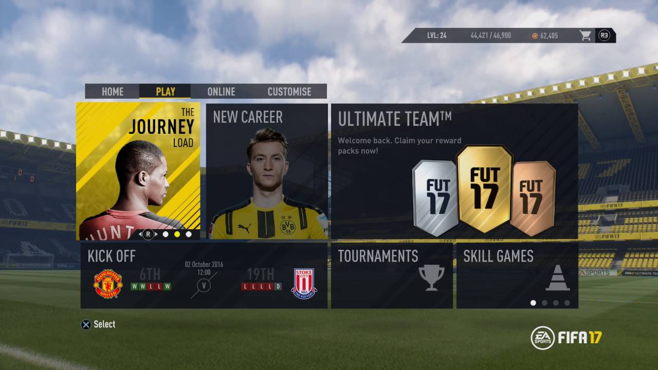 EA SPORTS FIFA 17 NEW INTERFACE and GAME MODES (Review) PS4/ XBOX ONE ...