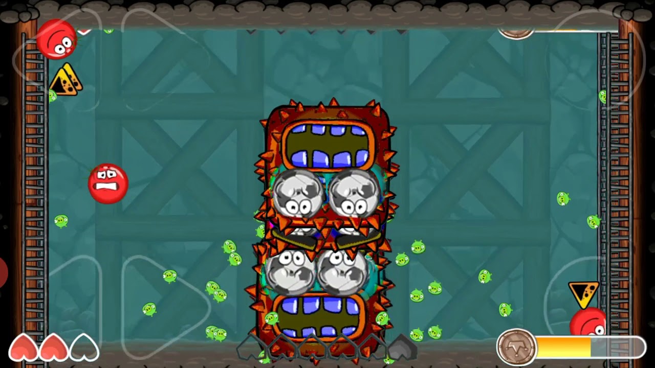 Soccer eyes bosses in Red Ball 4 - YouTube