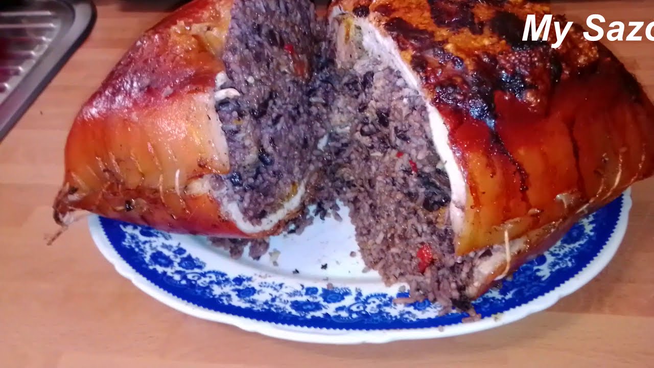 Panceta Rellena de Congris el mejor Cojín de Lechona ! - YouTube