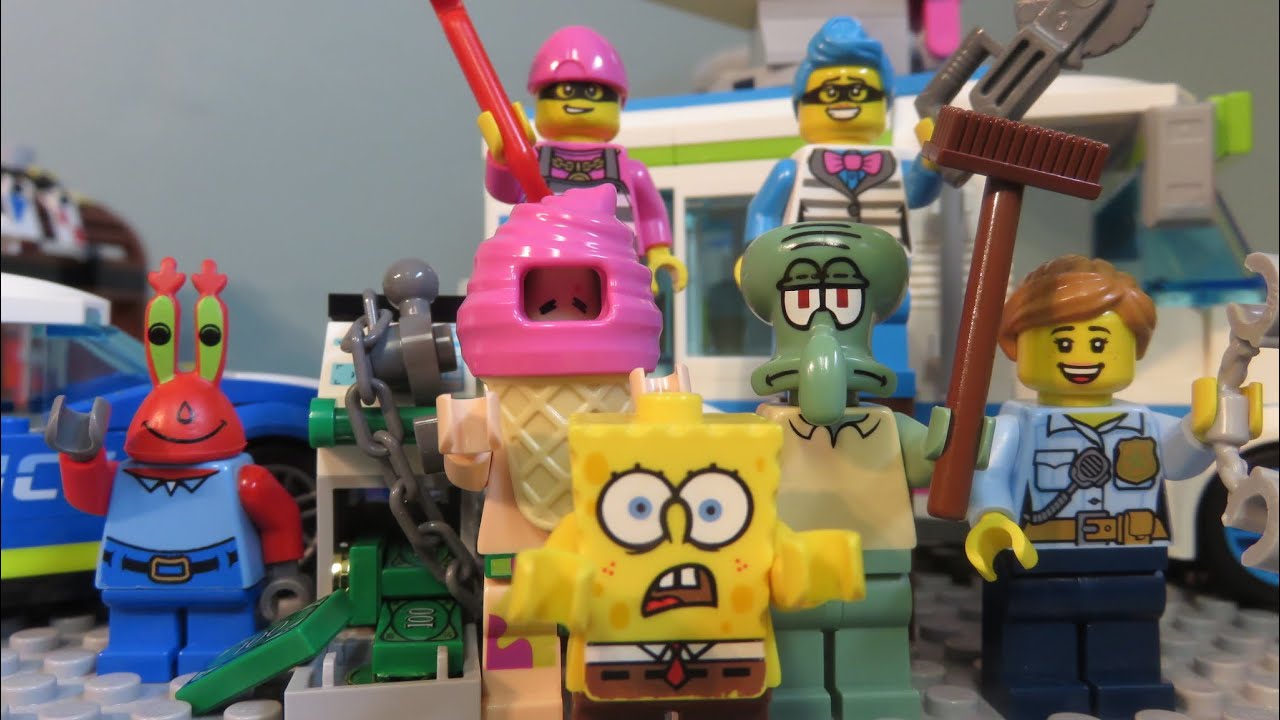 Lego SpongeBob Episode 54: Ice Cream Bandits - YouTube