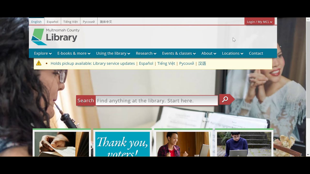Instructional video: How to apply for an online library card - YouTube